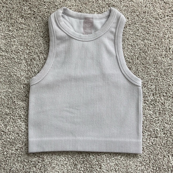 Dynamic | Tops | Dynamic White Stretchy Ribbed Seamless High Neck ...